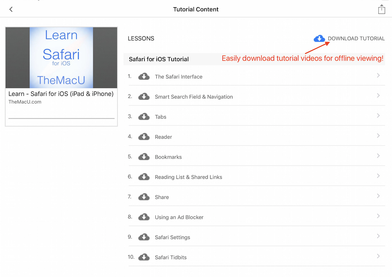 Get the TMU Tutorials App for Mac or iOS! - TheMacU.com