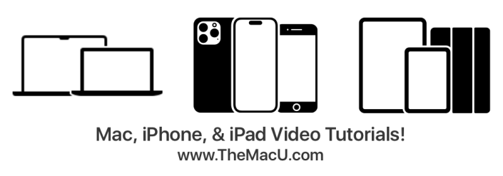 Mac, iPhone & iPad Video Tutorials - Professionally recorded